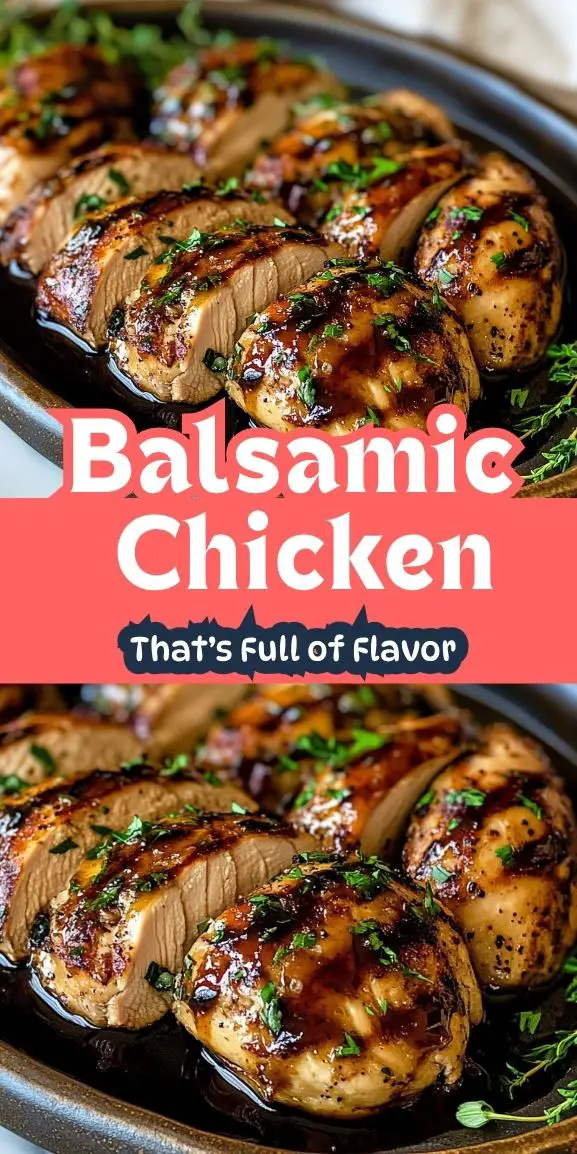 Balsamic Chicken Recipe – Sweet, Tangy & Ready in 30 Minutes