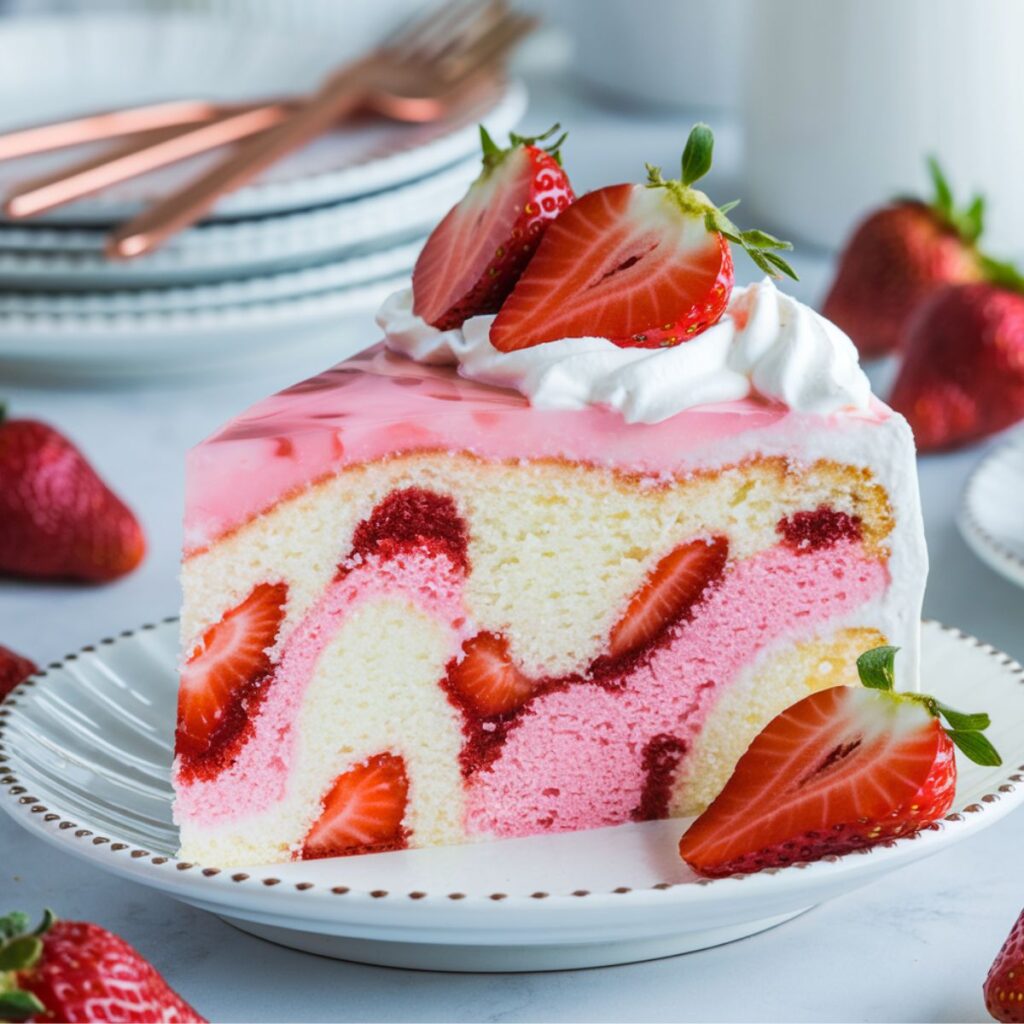 Easy Jello Cake Recipe – Colorful, Moist & Irresistible!