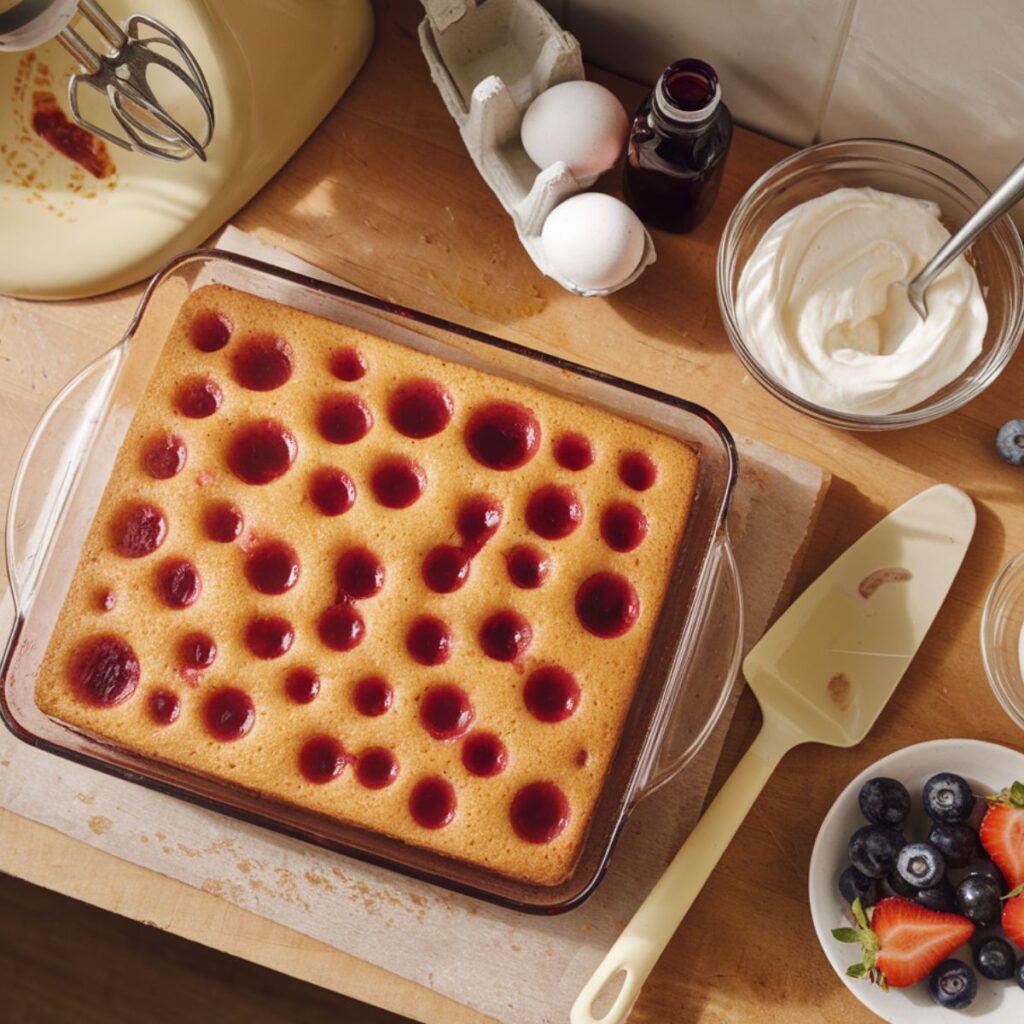 Easy Jello Cake Recipe – Colorful, Moist & Irresistible!