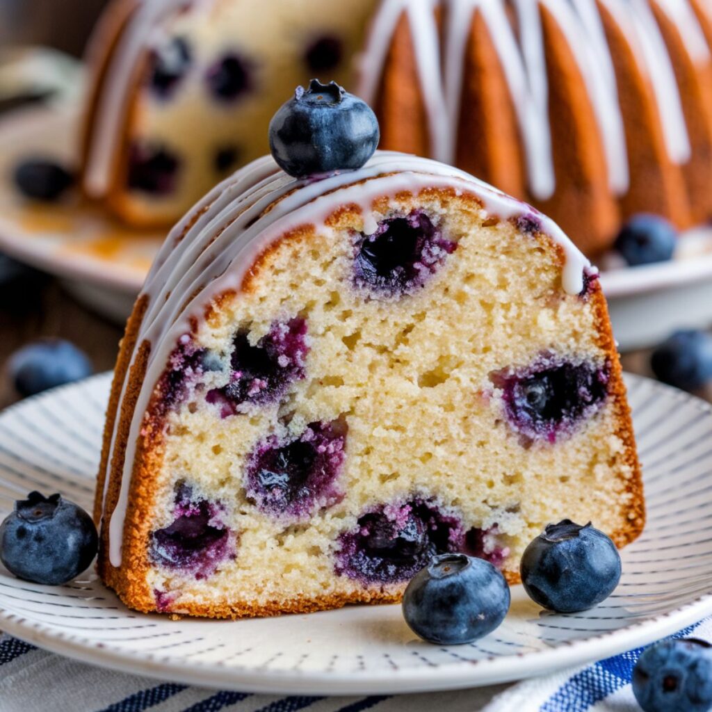 Easy blueberry pound cake recipe