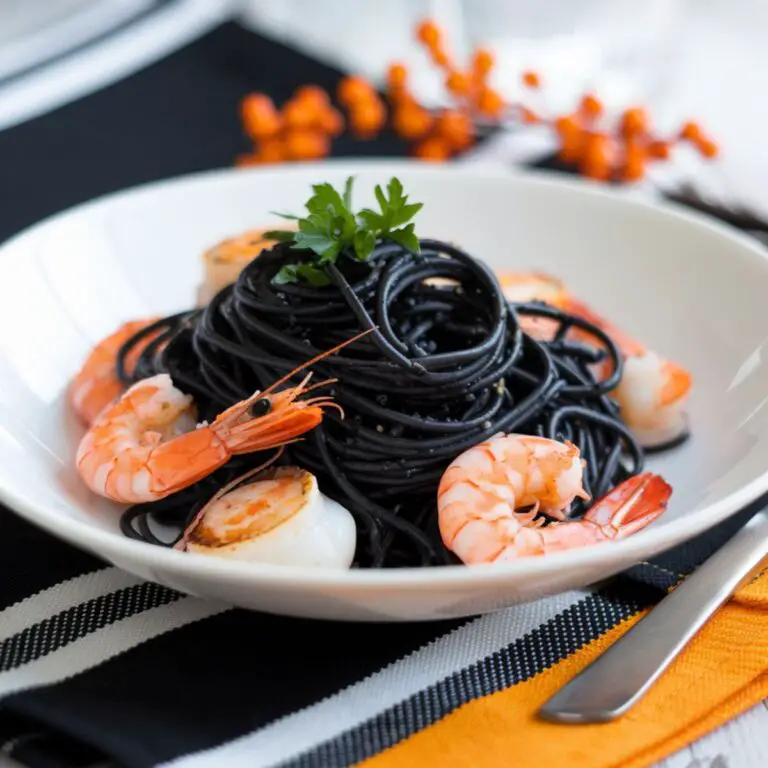 Easy squid ink pasta recipe
