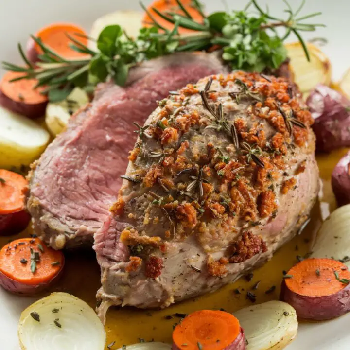 Easy tender lamb breast recipe with broth