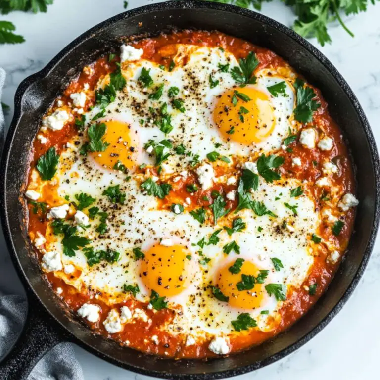 Quick Shakshuka with Feta Recipe – Creamy & Easy