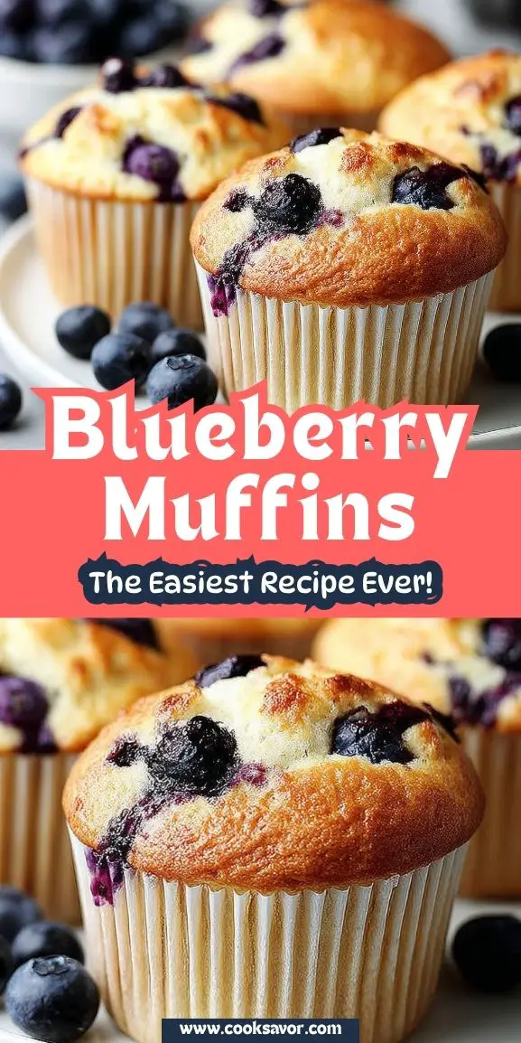 World's Best Blueberry Muffins Recipe – Fluffy & Moist