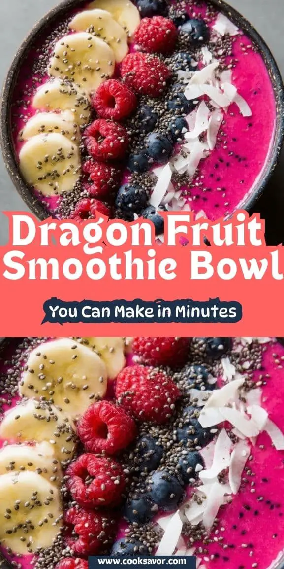 Easy Dragon Fruit Smoothie Bowl Recipe – Vibrant & Healthy