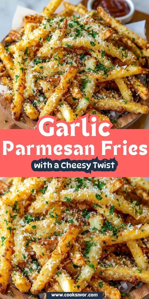 Easy Garlic Parmesan Fries Recipe – Crispy & Irresistible