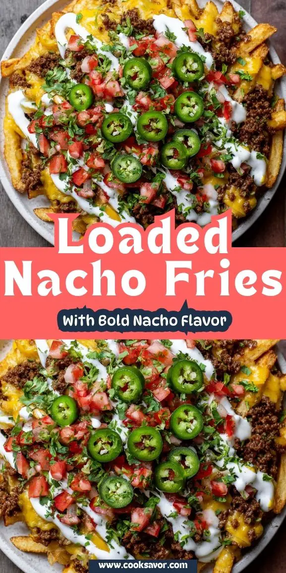 Easy Loaded Nacho Fries Recipe – Cheesy & Irresistible