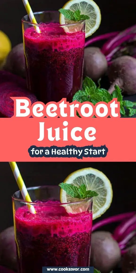 Fresh Beetroot Juice Recipe – Easy Homemade Detox Drink
