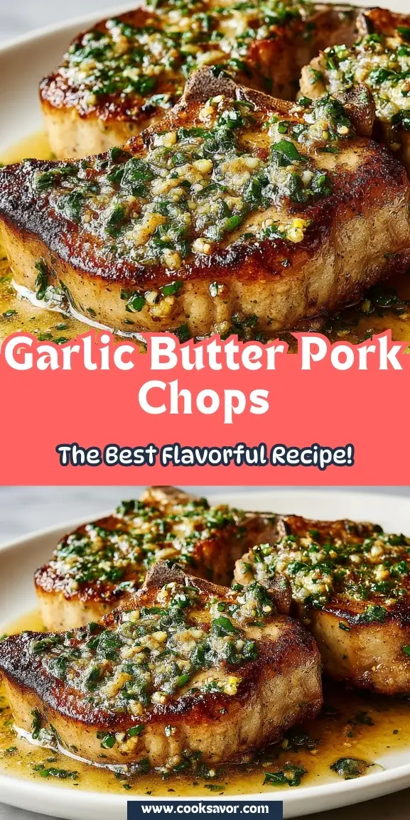 Garlic Butter Pork Chops Recipe – Juicy & Tender in 30 Mins