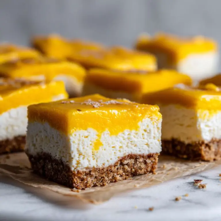 Easy Mango Cheesecake Bars Recipe – Tropical Dessert Delight