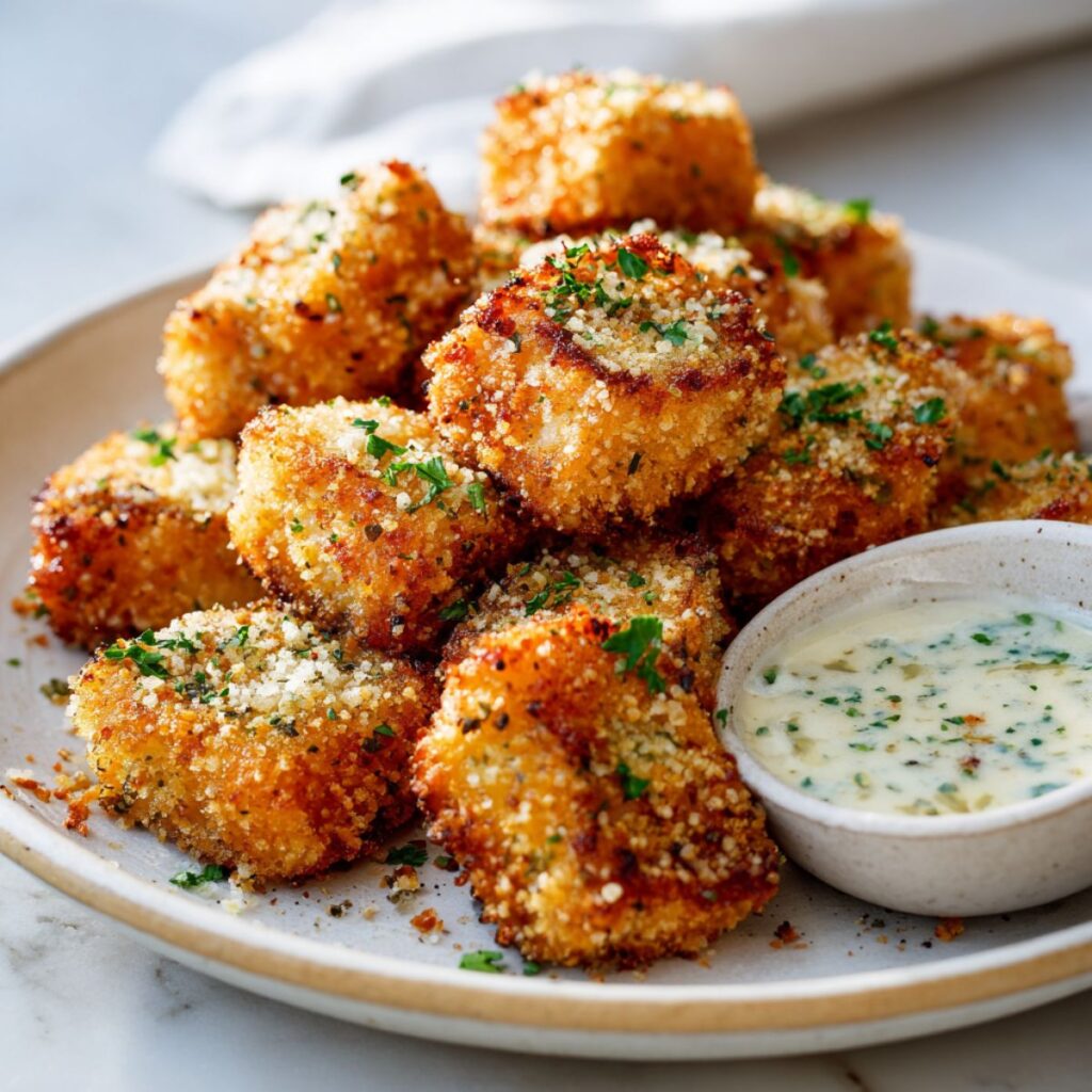 Crispy Parmesan Salmon Bites Recipe in 5 Easy Steps
