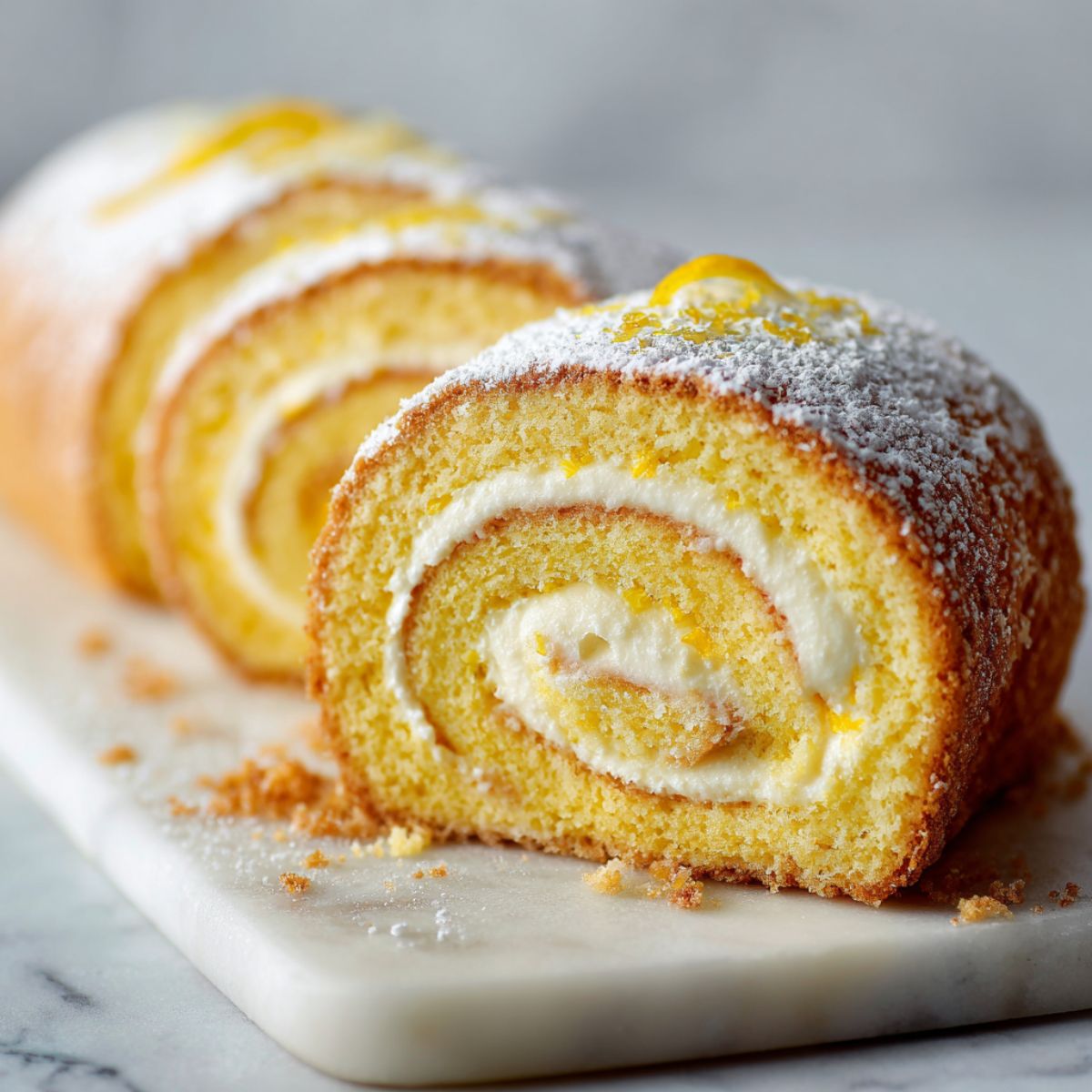 Perfect Lemon Cake Roll Recipe in 7 Easy Steps