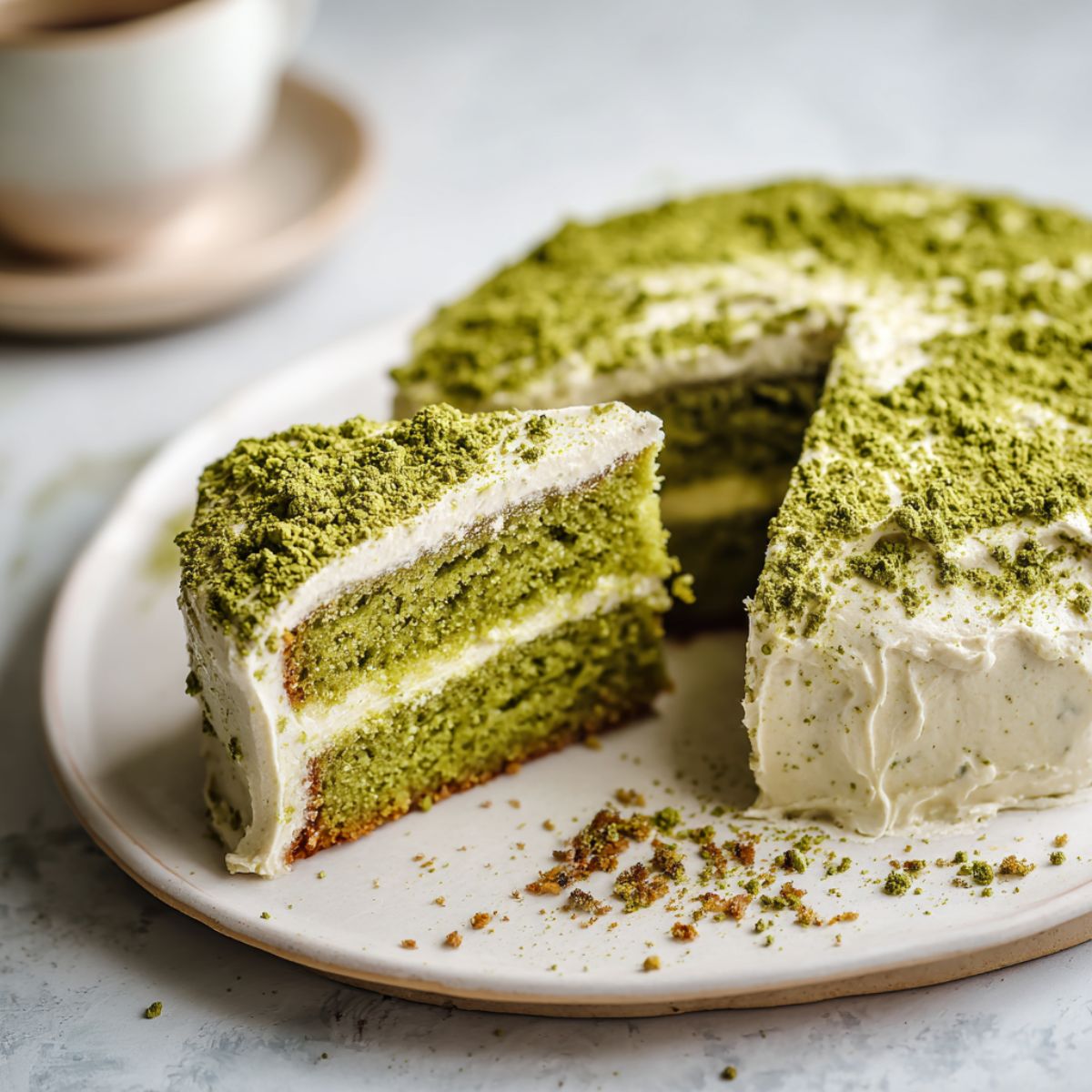 Matcha Green Tea Cake Recipe - Cook Savor | The Home of Easy & Savory ...