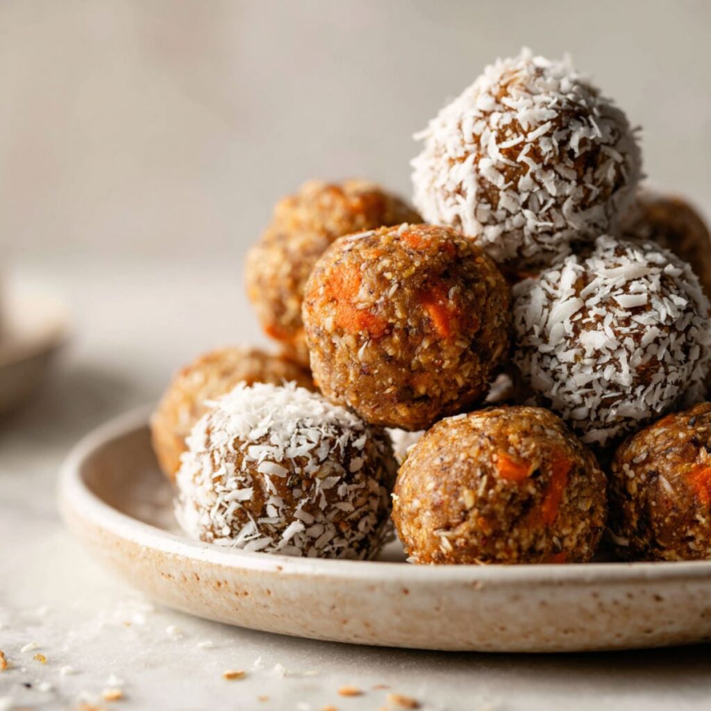 Carrot Cake Energy Balls Recipe – Healthy No-Bake Bites